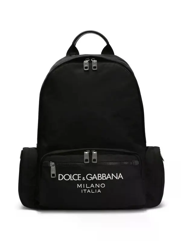 Dolce & Gabbana Logo-stamp Backpack - Black