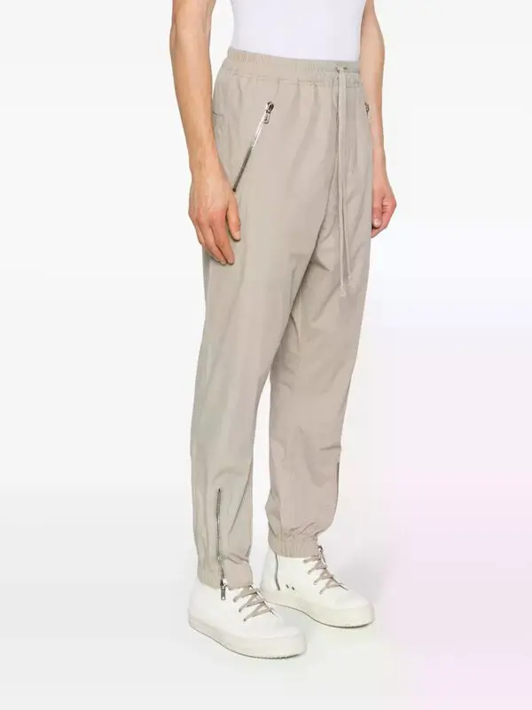 Rick Owens Tecuatl Drop-crotch Track Pants - Neutrals