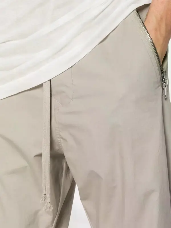 Rick Owens Tecuatl Drop-crotch Track Pants - Neutrals