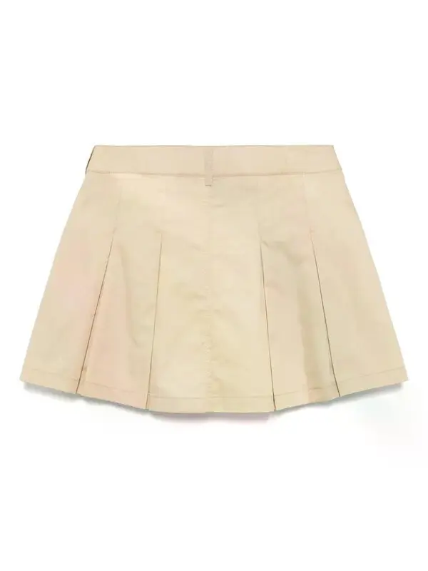 CHOCOOLATE Pleated Skirt - Neutrals
