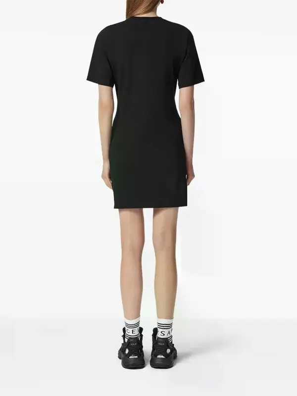 Versace Safety Pin Embroidered T-shirt Dress