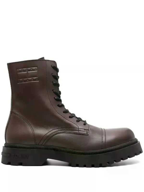 Tommy Hilfiger Leather Lace-up Boots
