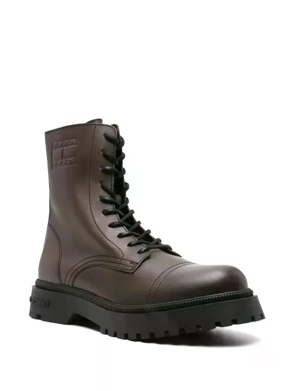 Tommy Hilfiger Leather Lace-up Boots