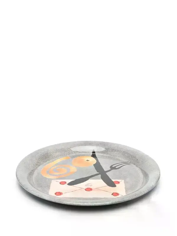 FORNASETTI Graphic-print Tray