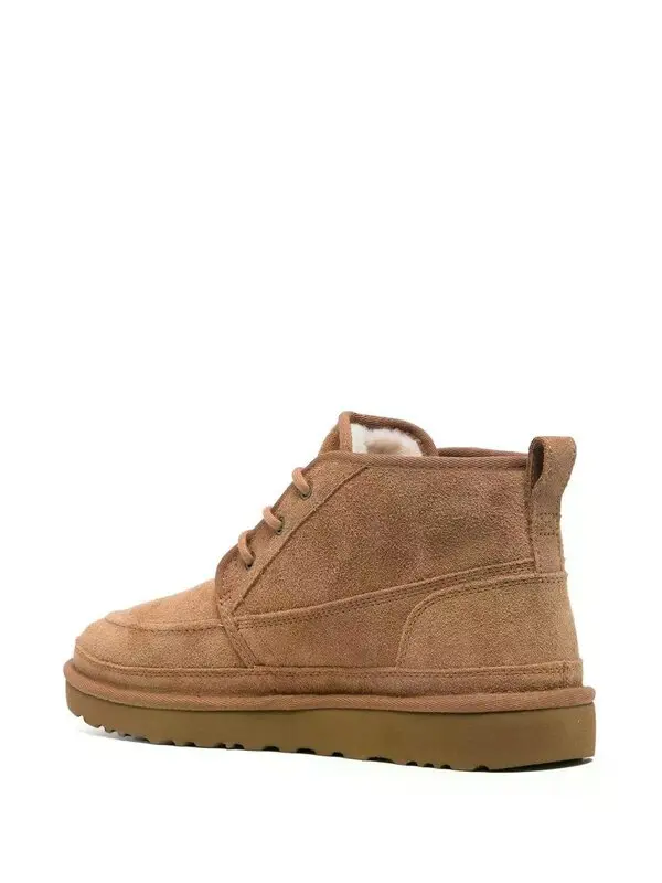 UGG Lace-up Suede Boots - Brown