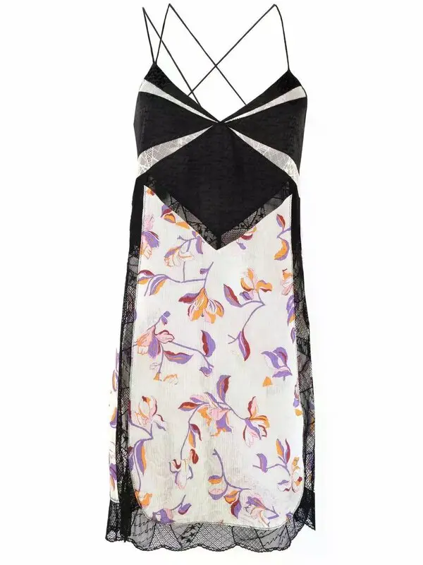 Zadig&Voltaire Cole Panelled Dress - Neutrals