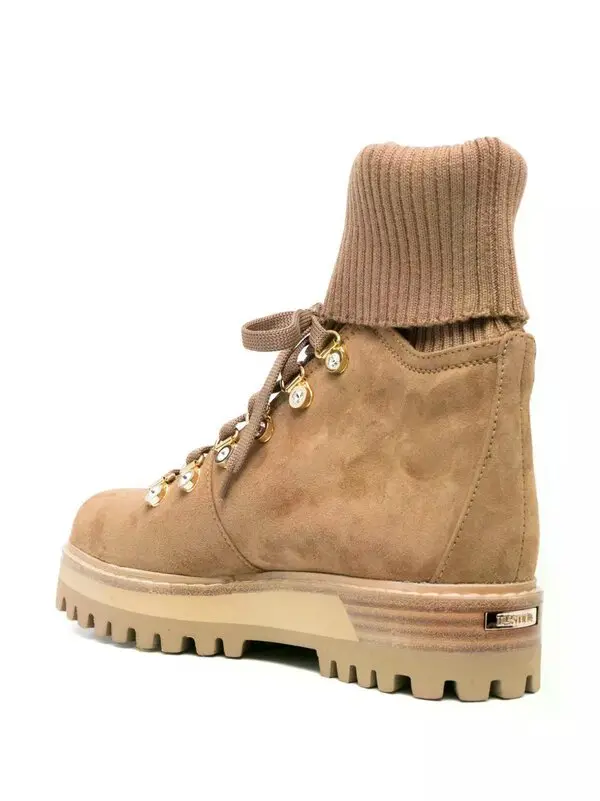 LE SILLA St. Moritz Suede Ankle Boots