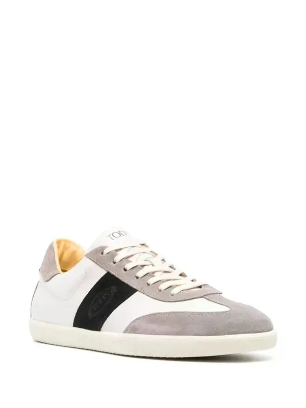 TOD'S Tabs Colour-block Sneakers - Neutrals