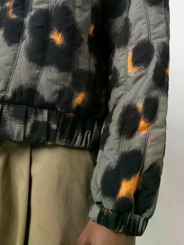 Kenzo Hana Leopard Reversible Bomber Jacket