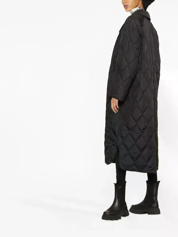 GANNI Quilted Ripstop Coat