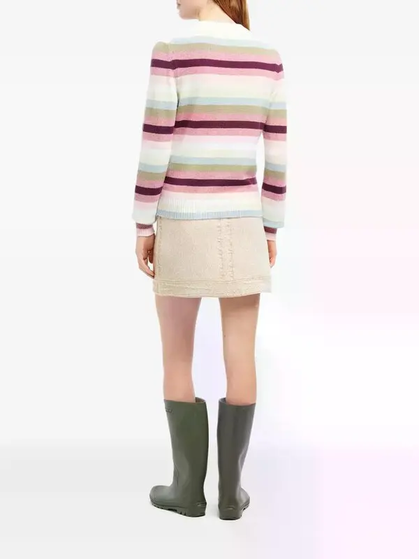 BARRIE Patchwork Denim Skirt