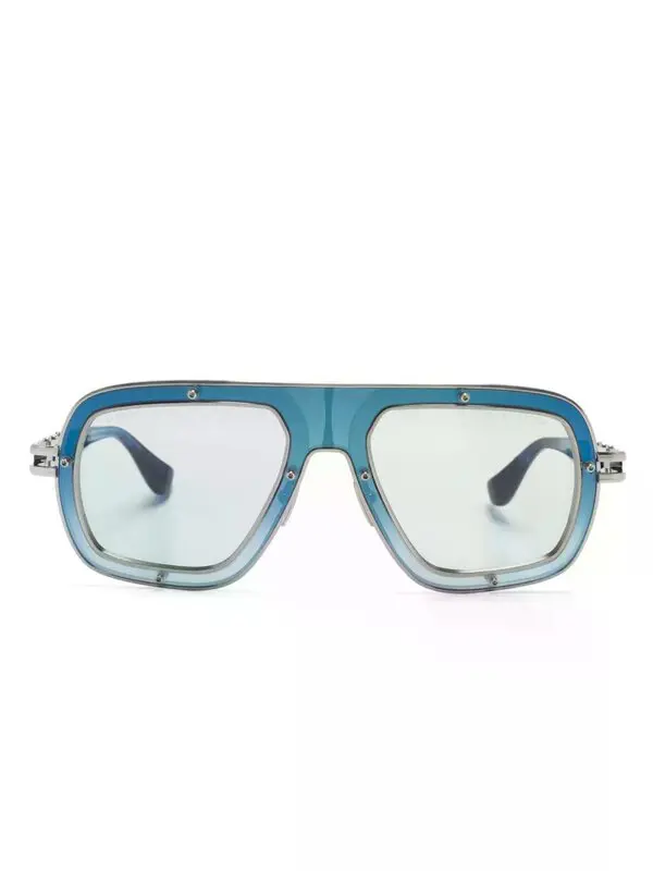 Dita Round-frame Tinted Sunglasses