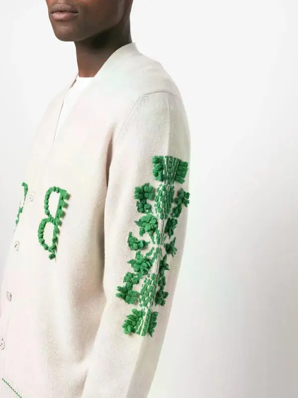 BARRIE 3d-knit Cashmere Cardigan - Neutrals