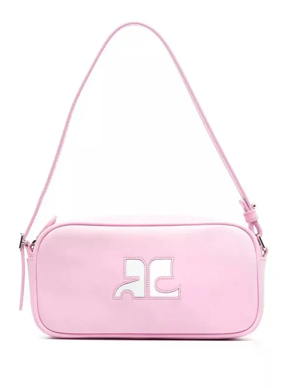 COURREGES Re-edition Leather Shoulder Bag - Pink
