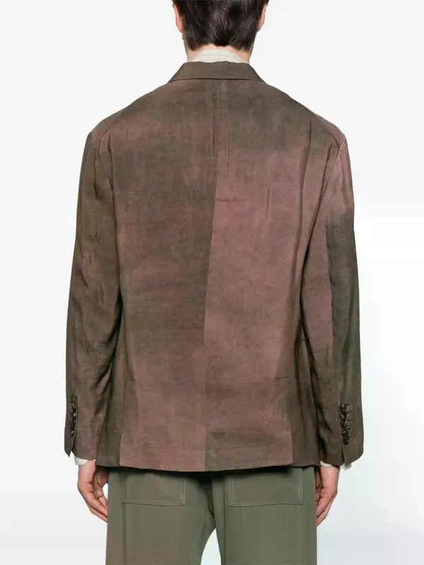 ZIGGY CHEN Cotton Blazer - Brown