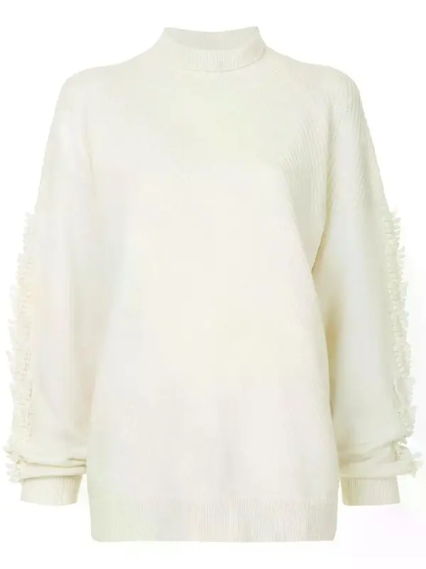 BARRIE Troisieme Dimension Cashmere Turtleneck Pullover - White