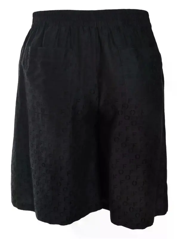 Off-White Jacquard Logo Bermuda Shorts