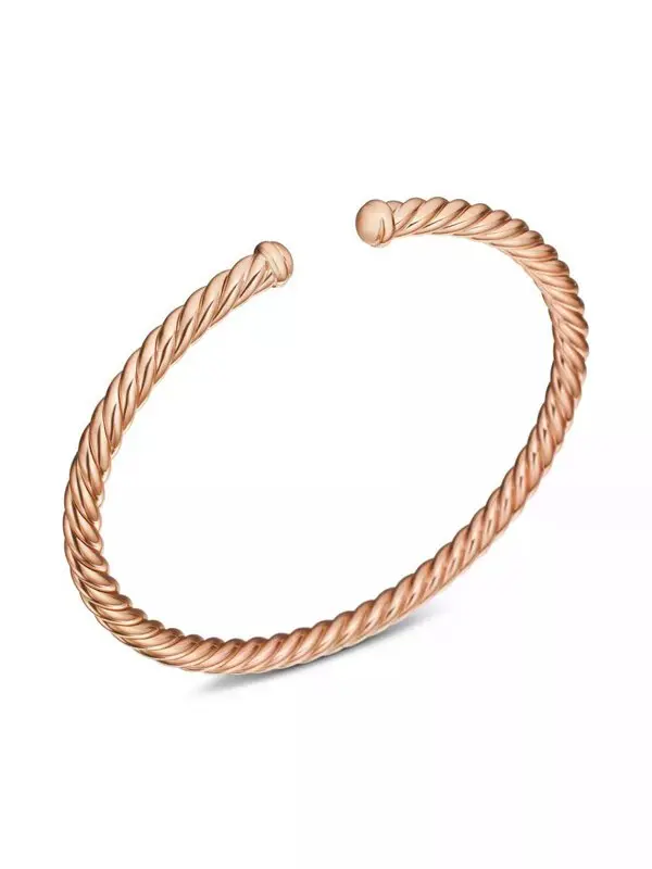 David Yurman 18kt Rose Gold Modern Cablespira Bracelet