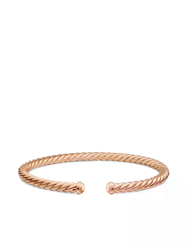 David Yurman 18kt Rose Gold Modern Cablespira Bracelet
