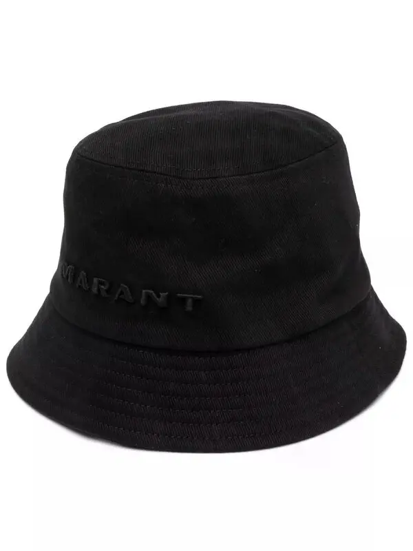 MARANT Haley Embroidered-logo Bucket Hat - Black