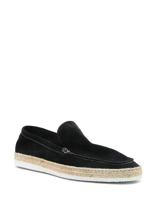 Corneliani Suede Espadrilles - Blue