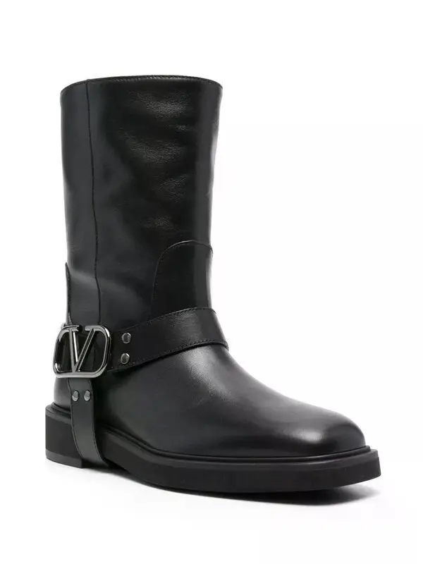 Valentino Garavani 30mm Vlogo Biker Boots