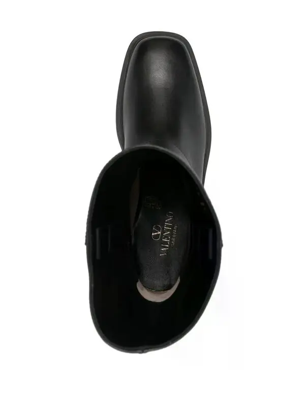 Valentino Garavani 30mm Vlogo Biker Boots