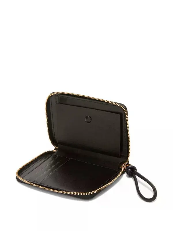 JIL SANDER All-around Zip Leather Wallet