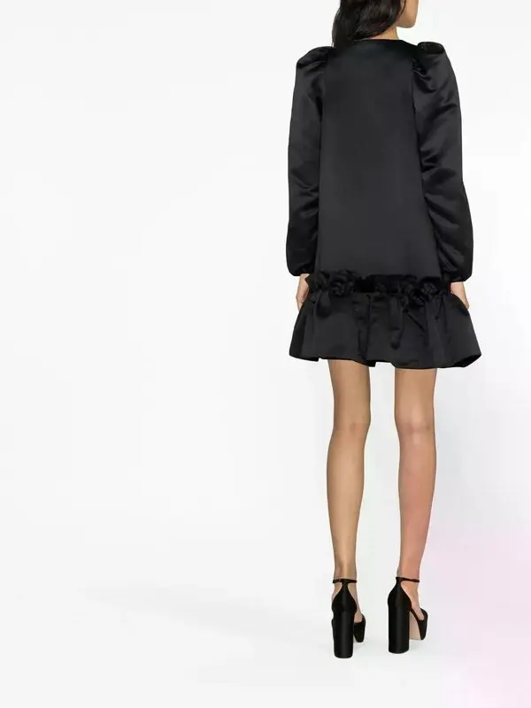 Sleeper Mystery Puff Button-up Dress