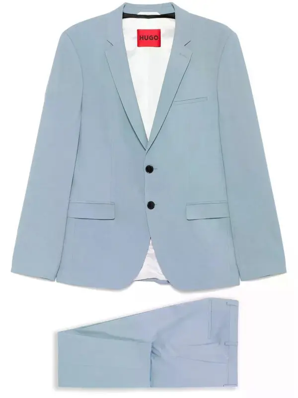 Hugo Single-breasted Suit - Blue