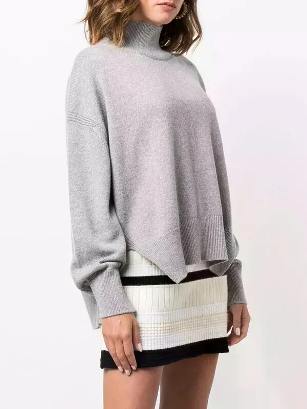 BARRIE Iconic Cashmere Pullover - Grey