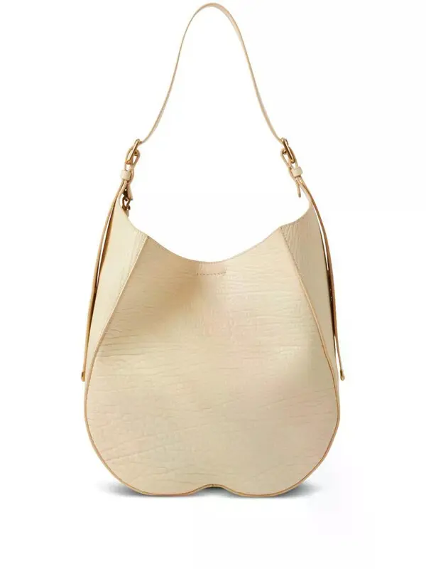 Burberry Leather Shoulder Bag - Neutrals