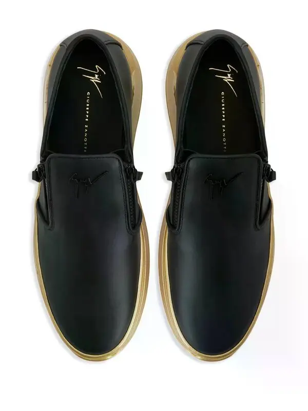 GIUSEPPE ZANOTTI Conley Zip Chunky Sneakers - Black