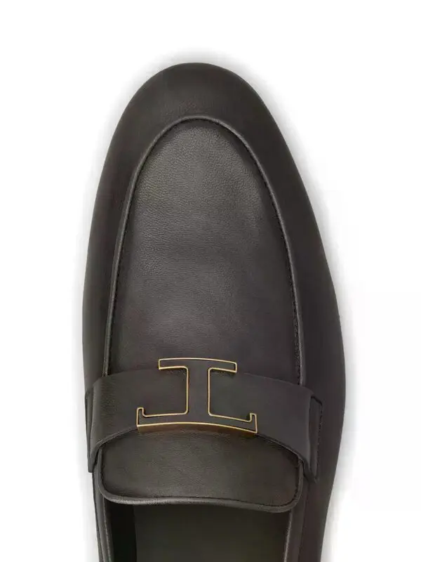 TOD'S T Timeless Leather Loafers