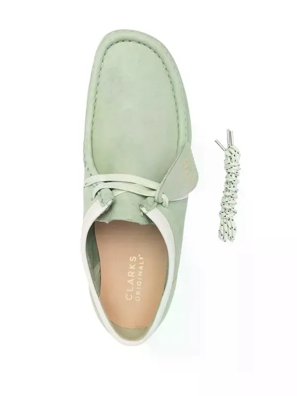 Clarks Wallabee Lace-up Boat Shoes - Green