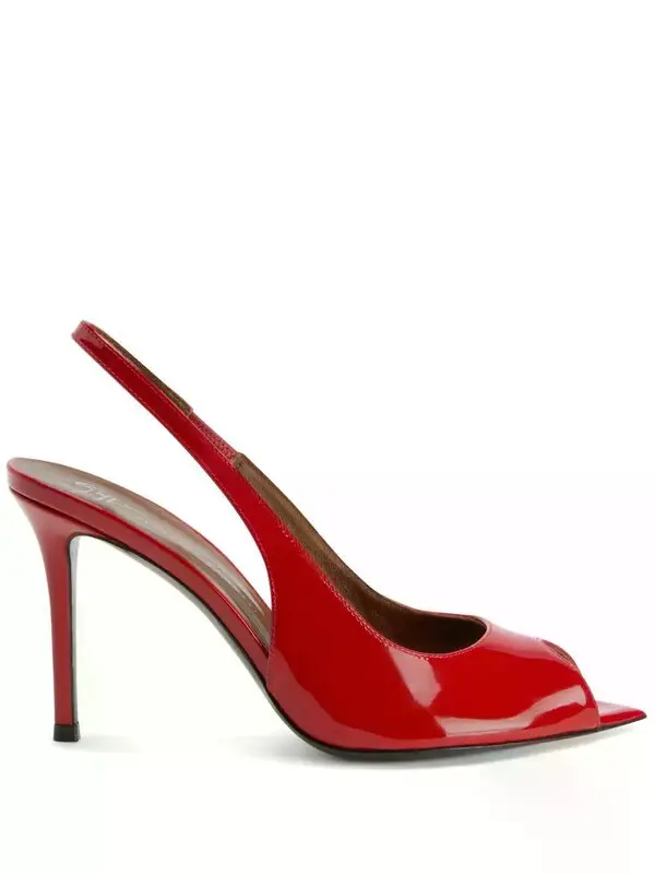 GIUSEPPE ZANOTTI 90mm Open Toe Slingback Sandals - Red