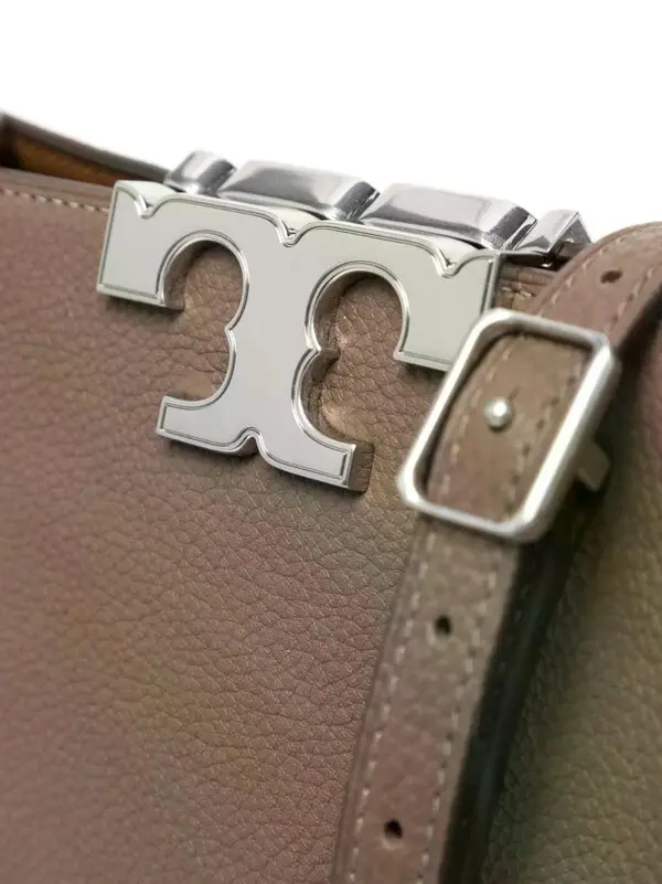 Tory Burch Eleanor Leather Satchel Bag - Brown