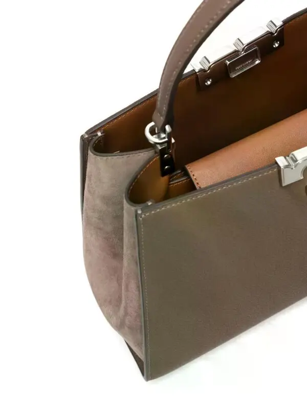 Tory Burch Eleanor Leather Satchel Bag - Brown