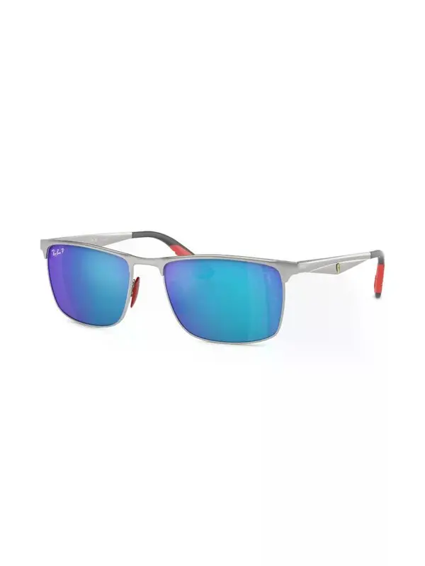 Ray-ban Chromance Logo-plaque Sunglasses