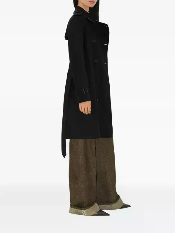 Burberry Double-breasted Cotton Twill Coat