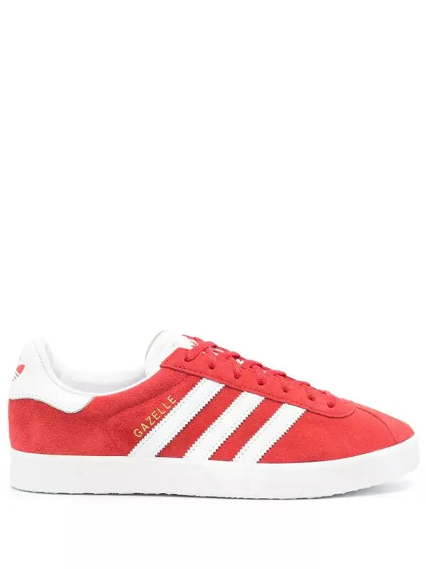 Adidas Gazelle Logo-print Sneakers - Red