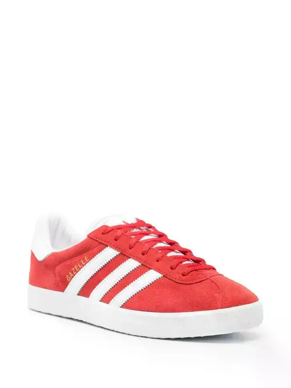 Adidas Gazelle Logo-print Sneakers - Red