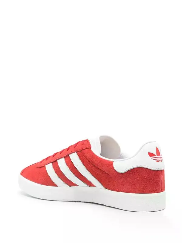 Adidas Gazelle Logo-print Sneakers - Red