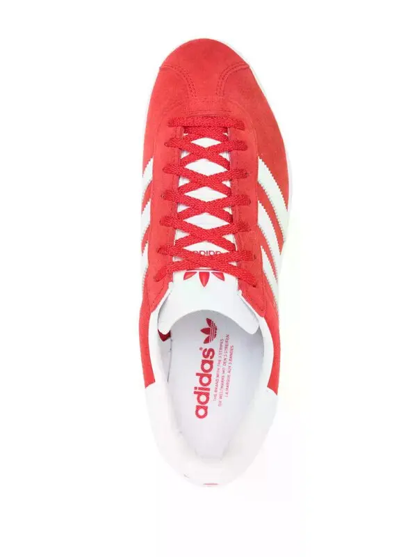 Adidas Gazelle Logo-print Sneakers - Red