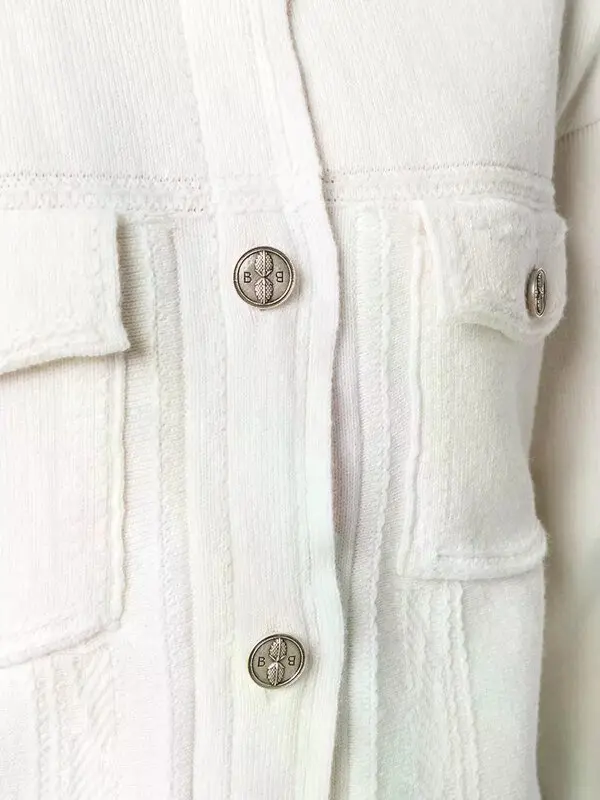 BARRIE Oversized Denim-effect Jacket - Neutrals