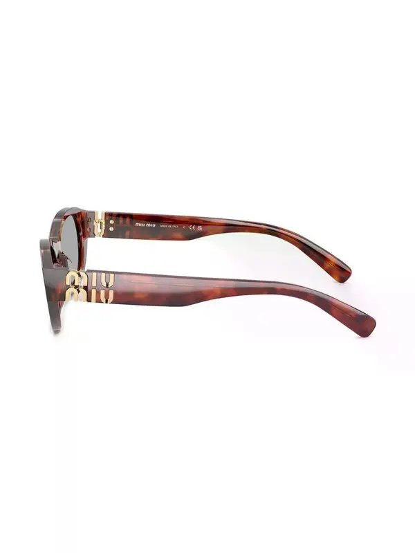 Miu Miu Tortoiseshell Cat-eye Sunglasses - Brown