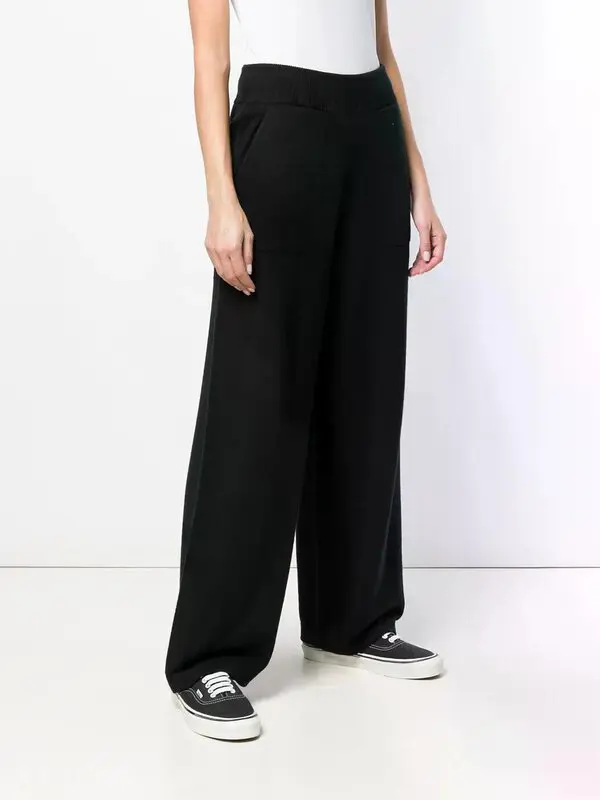 BARRIE Knitted Flared Trousers