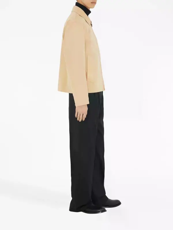 Burberry Embroidered Harrington Jacket - Neutrals