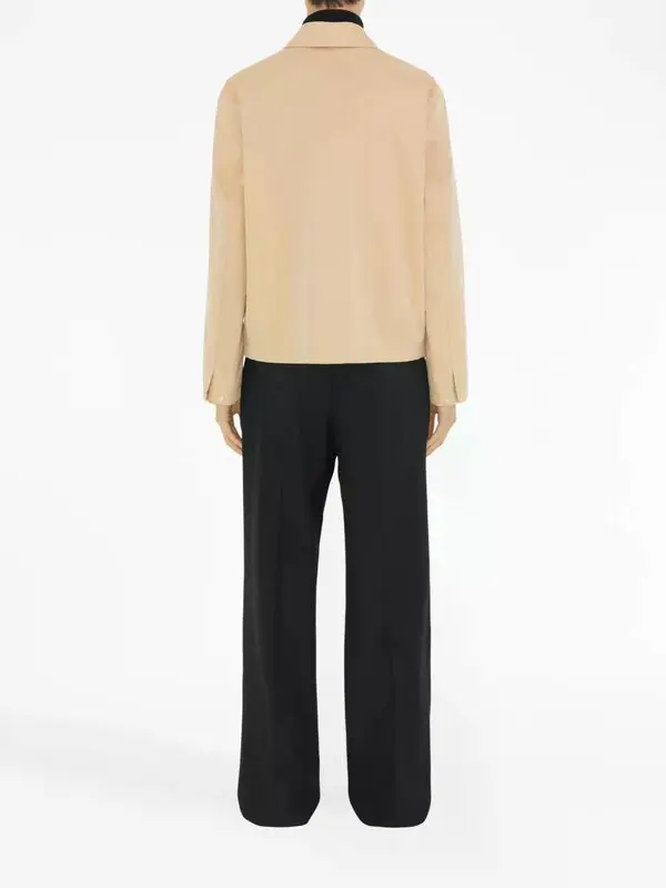 Burberry Embroidered Harrington Jacket - Neutrals