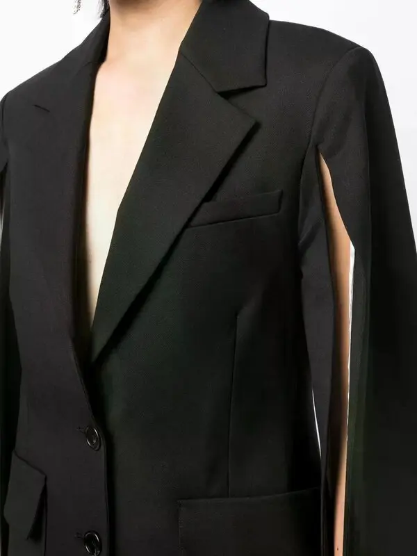 Monse Wool-blend Blazer With Slit Sleeves